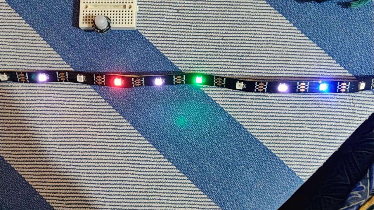 12Digit Clock with WS2812B NeoPixel LED and DS1307 RTC - YouTube