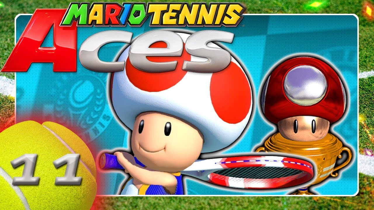 MARIO TENNIS ACES 🎾 #11: Pilz-Cup Turnier mit Toad - YouTube