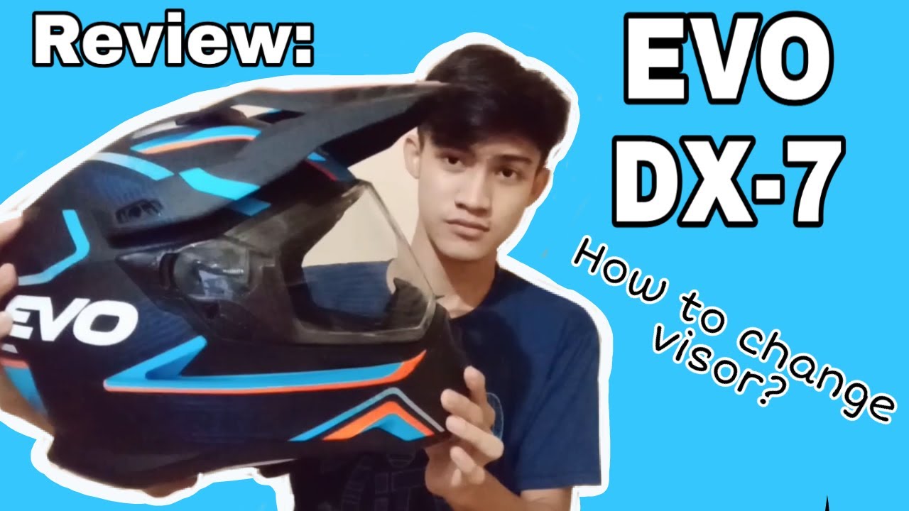 EVO DX-7 Review | How to change visor | Revo Fidel - YouTube