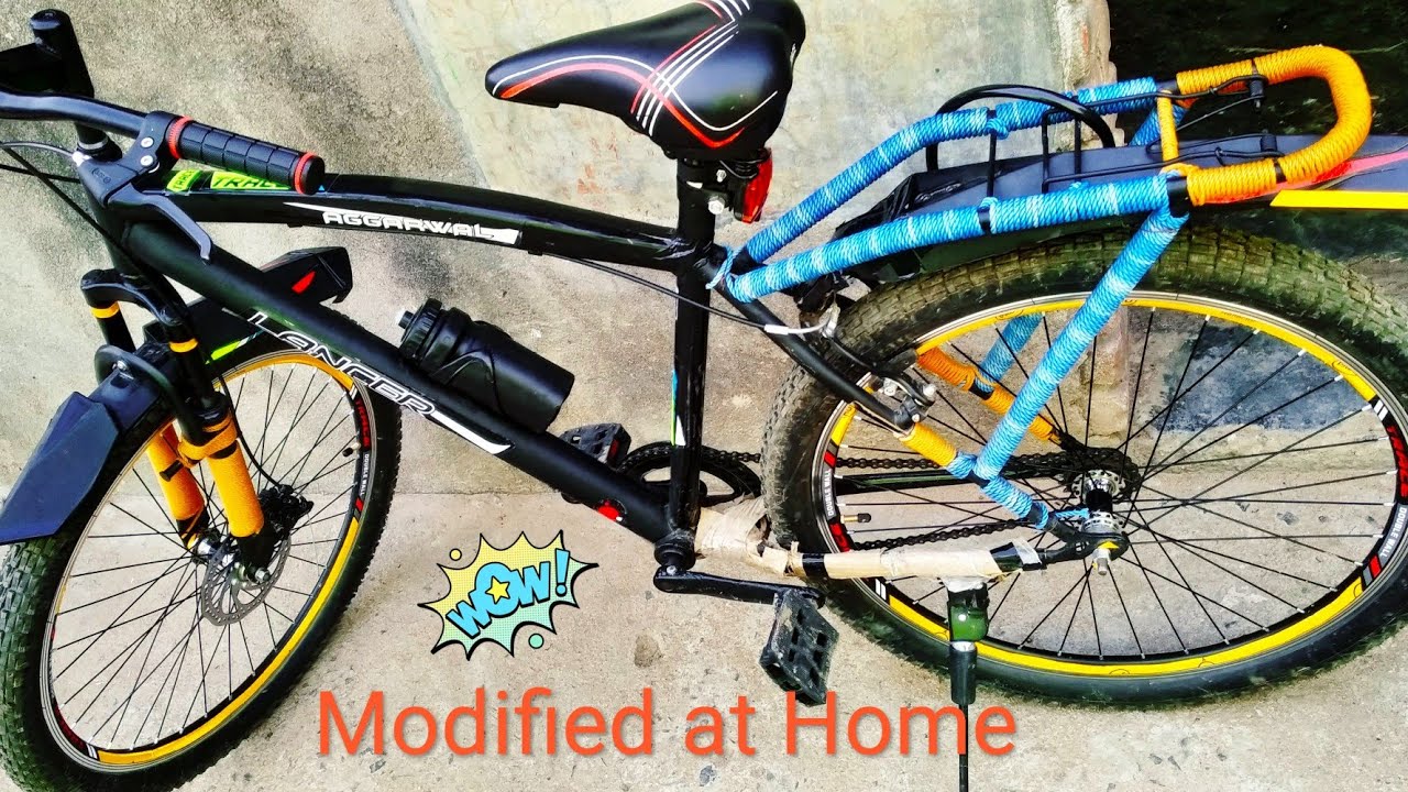 How to modified bicycle at home - YouTube