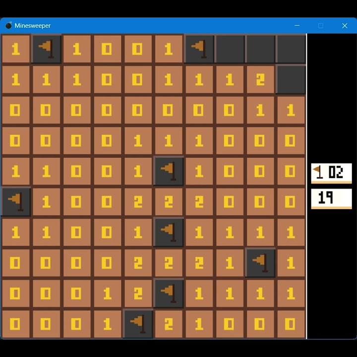 Minesweeper Game using Python (Pygame) with Source Code Available on GitHub - YouTube