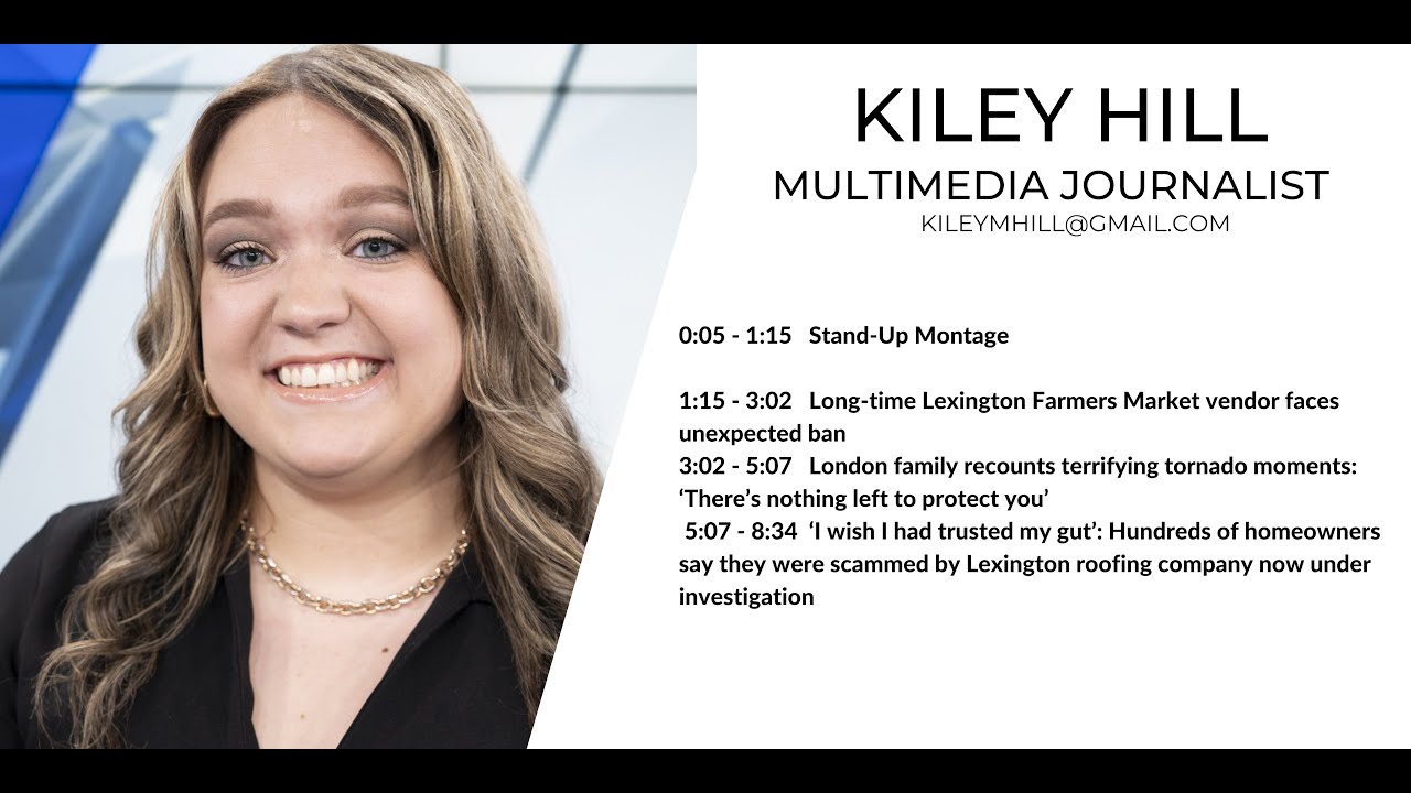 Kiley Hill 2025 Reporter Reel - YouTube