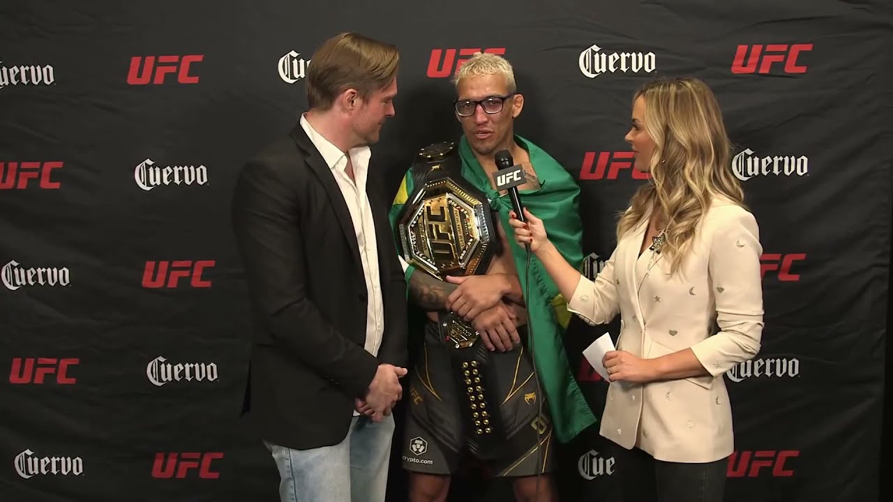 UFC 269 Quick Hits: Backstage With Charles Oliveira - YouTube