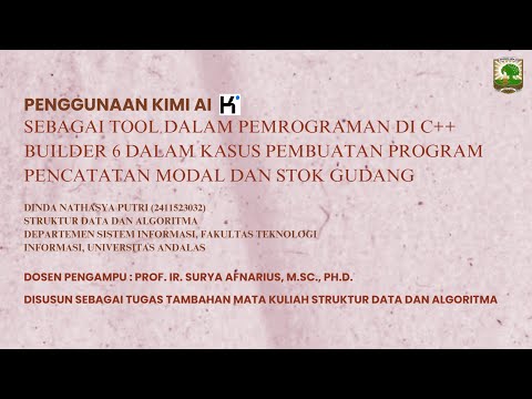 PENGGUNAAN KIMI AI SEBAGAI TOOL PENDUKUNG PEMROGRAMAN PADA BORLAND C++ ...