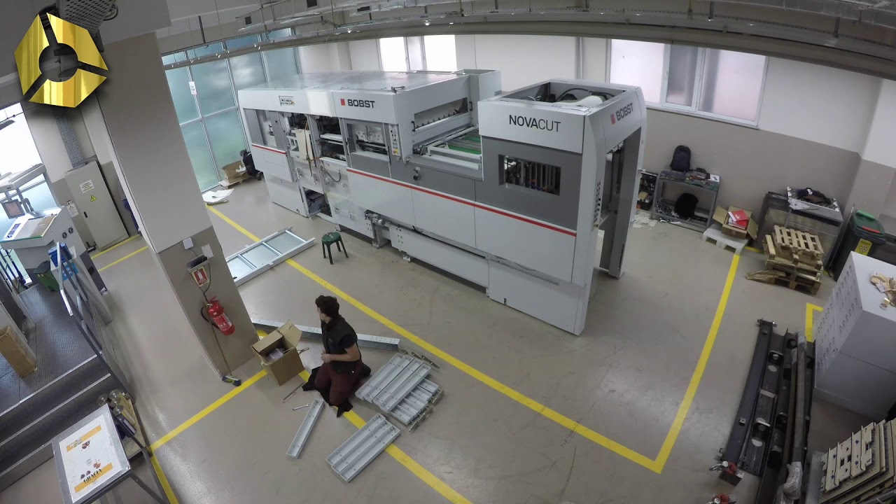 BOBST NOVACUT 106 ER - YouTube