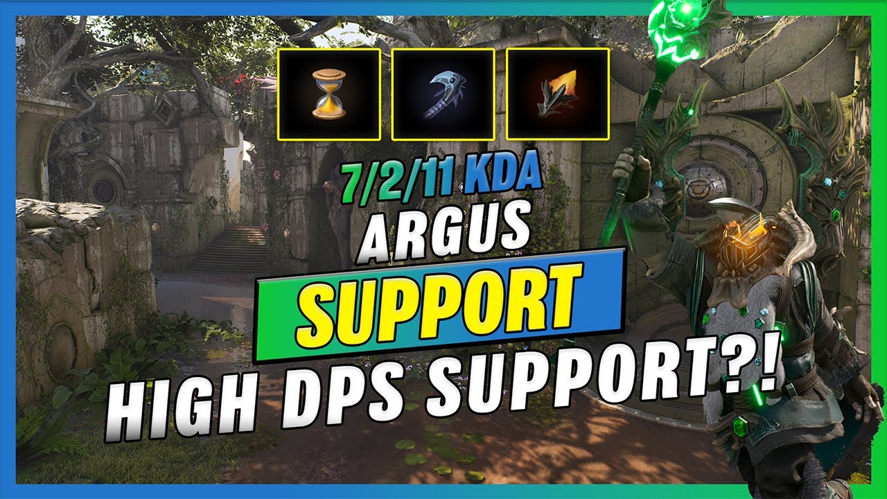 Argus High DPS Support?! - Predecessor Gameplay - YouTube
