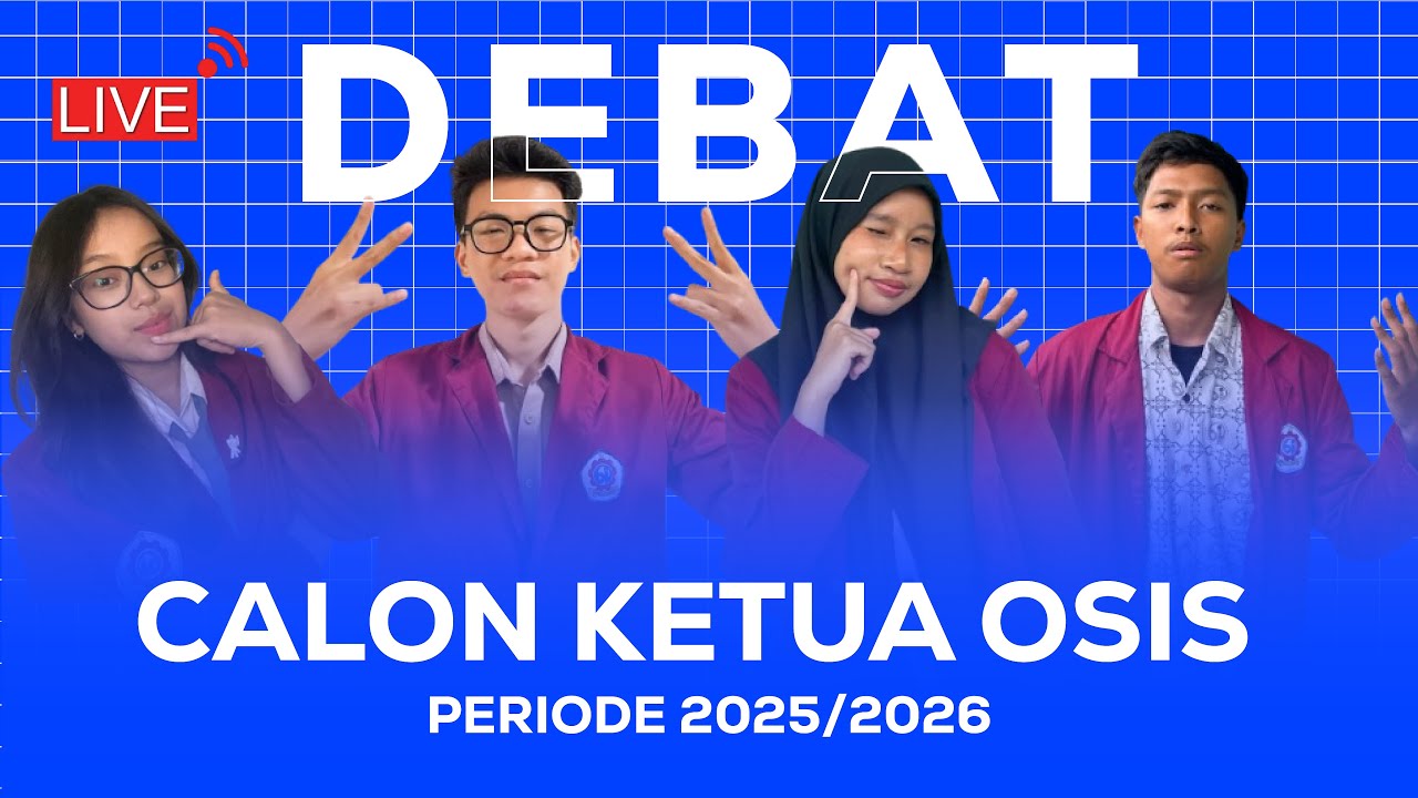 [🔴LIVE] Debat calon ketua OSIS periode 2025/2026 - YouTube
