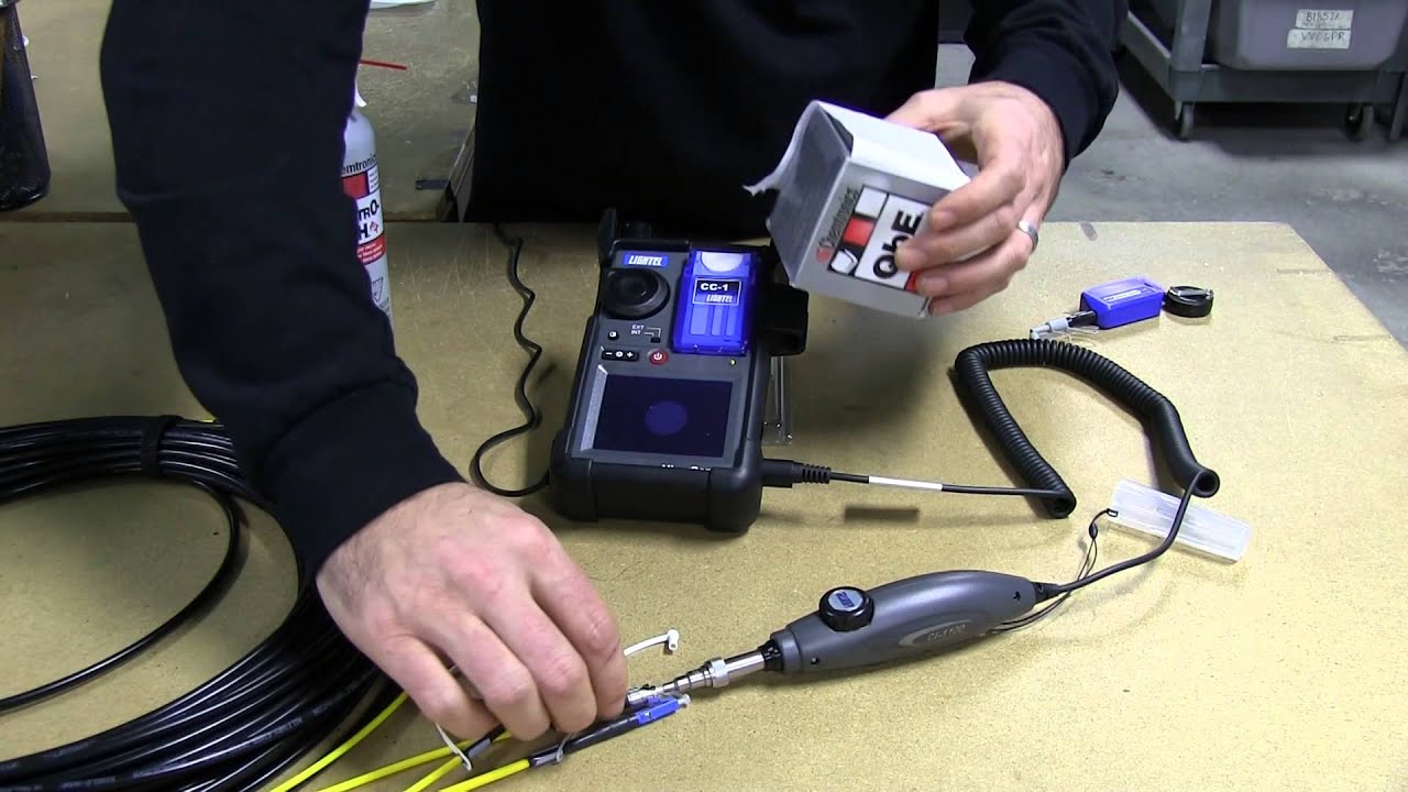 How To Clean ST & LC Fiber Optic Tactical Snake Cables - YouTube