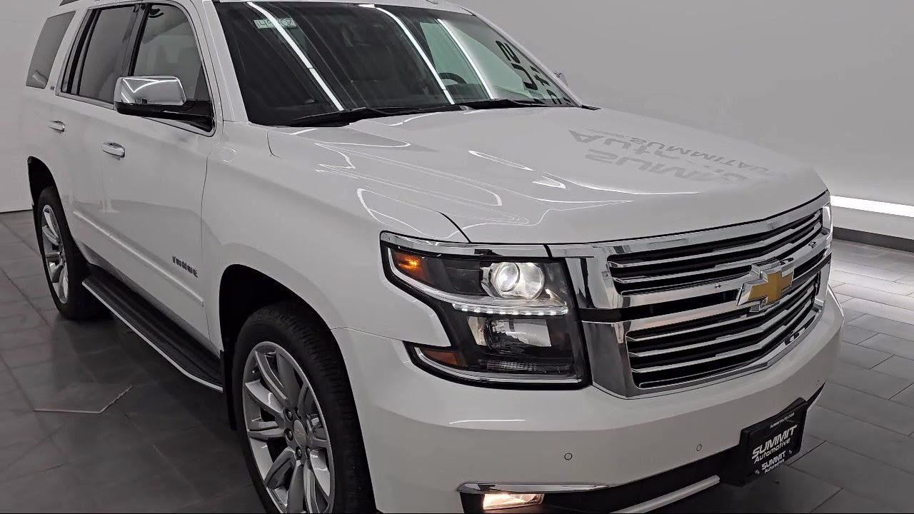 2016 Chevrolet Tahoe LTZ Iridescent Pearl Tricoat Used. walk around for ...