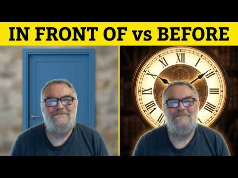 🔵 In Front Of vs Before Meaning - In Front Of Definition - Before Defined - In Front Of Examples
