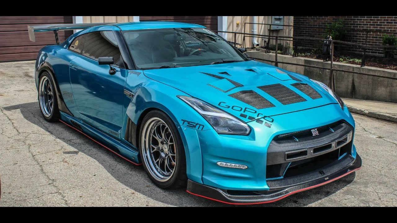 Chris Hill R35 GT-R Rolling Takeoff from Strats Chicago HD 1080P - YouTube