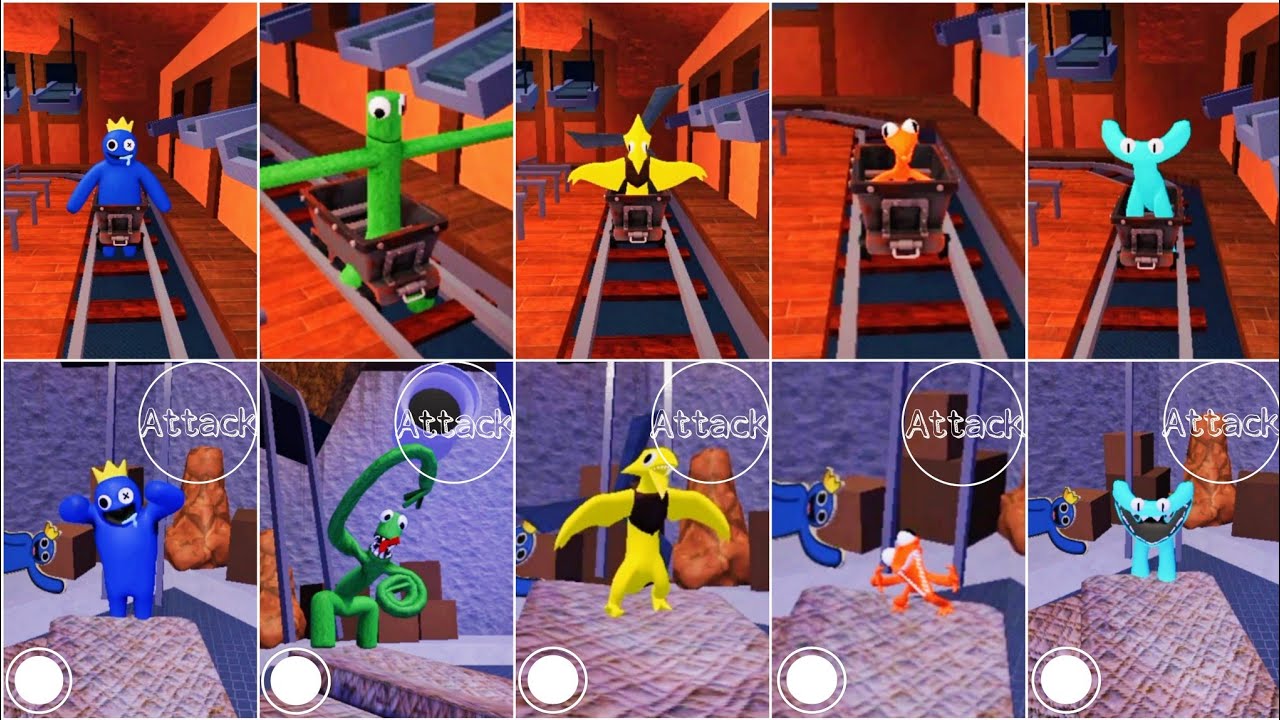 escape cart all monster jumpscares chapter 2 #roblox - YouTube