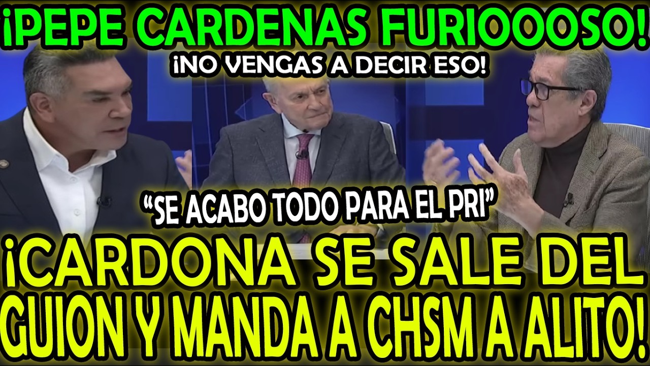 ¡CARDONA SE SALE DEL GUION Y SE LE VOLTEA A ALITO! ¡PEPE CARDENAS ...