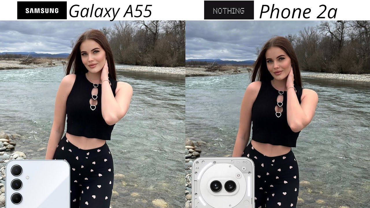 Samsung Galaxy A55 vs nothing Phone 2a camera test camera test - YouTube