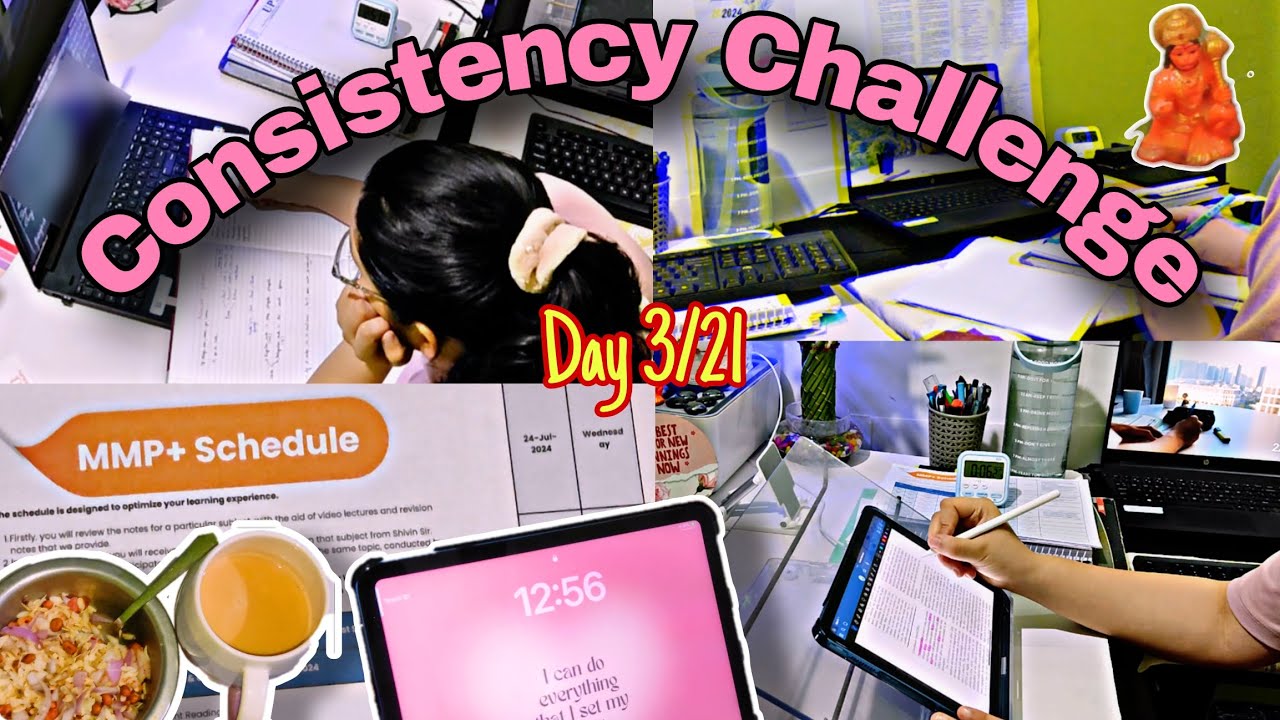 21 Days Consistency challenge | Life of a Full time Aspirant - YouTube