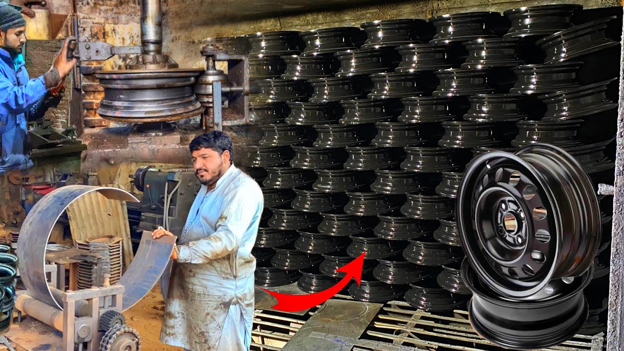 How we Made Vehicles Iron Wheel Rims From Metal sheets | wheel Rims ...