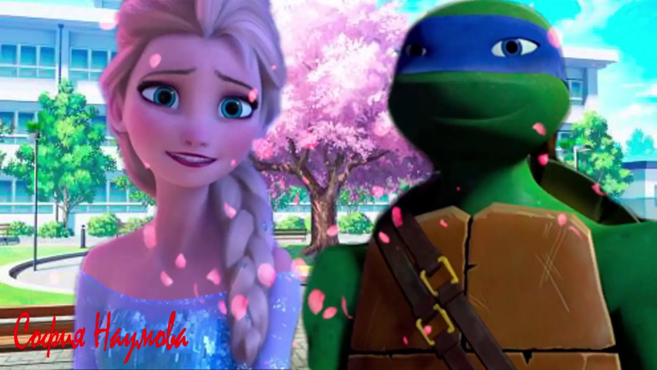 TMNT and Disdey Leo and Elsa Ты убил меня - YouTube