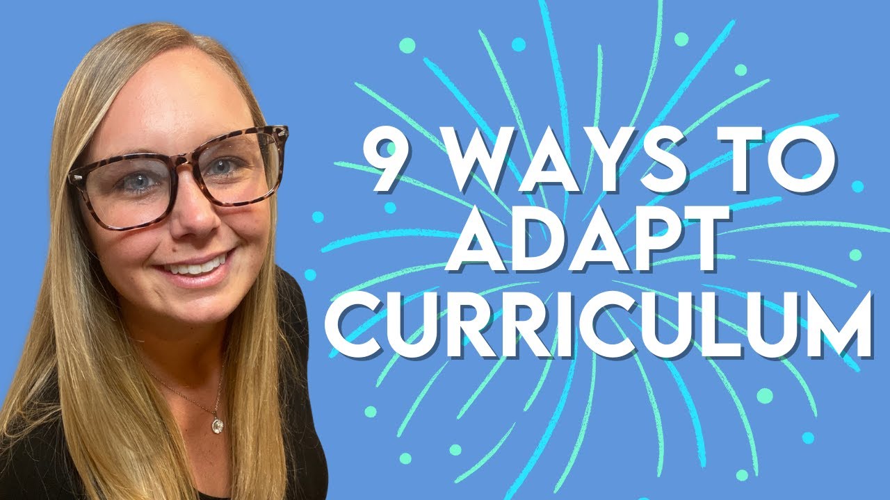9 Ways To Adapt Curriculum QUICK TIPS | Full SPED Ahead - YouTube