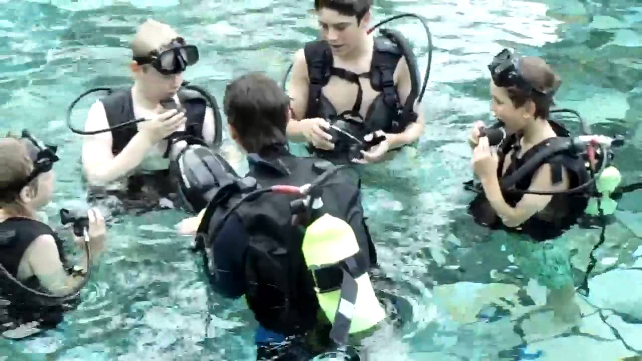 Boys Scuba Diving - YouTube