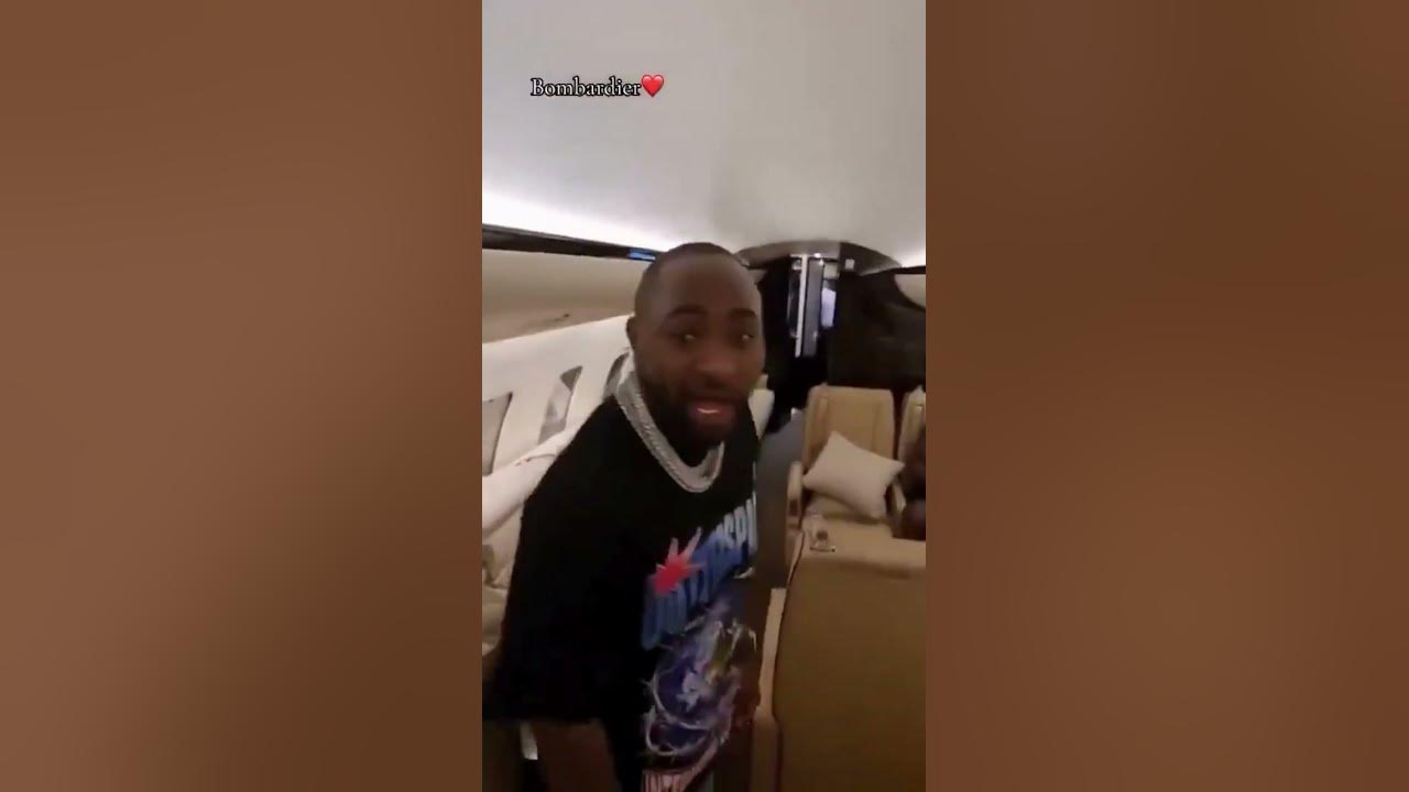 Davido And His Logistics Manager Israel Taking A Tøur Of His New Pr¡vate Jët🔥🔥🔥 Youtube