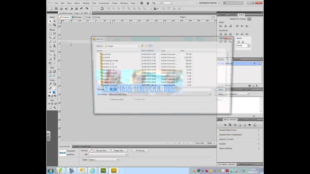 Web Design | Creating and adding rollover buttons - YouTube