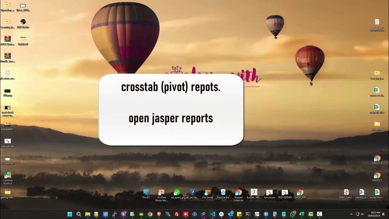 How To Create Crosstab Report In JasperSoft Studio - YouTube