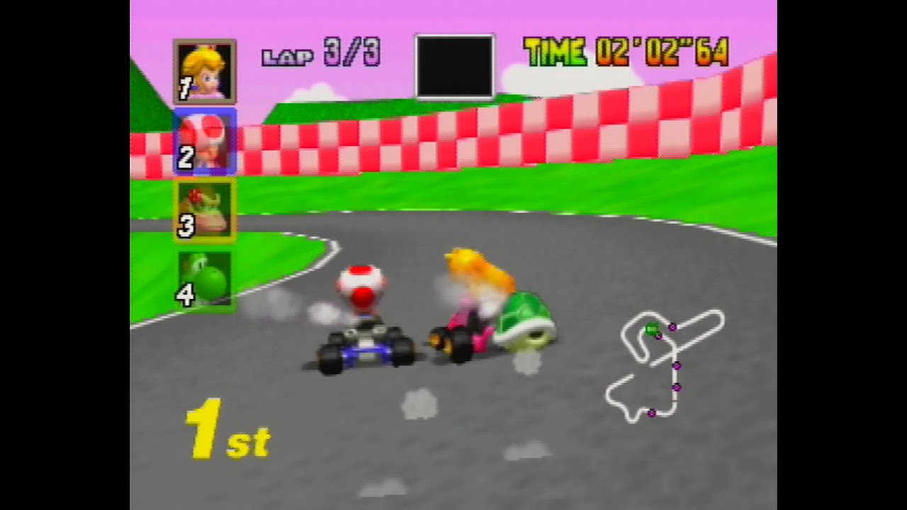 Mario Kart 64 - Royal Raceway [N64] - YouTube