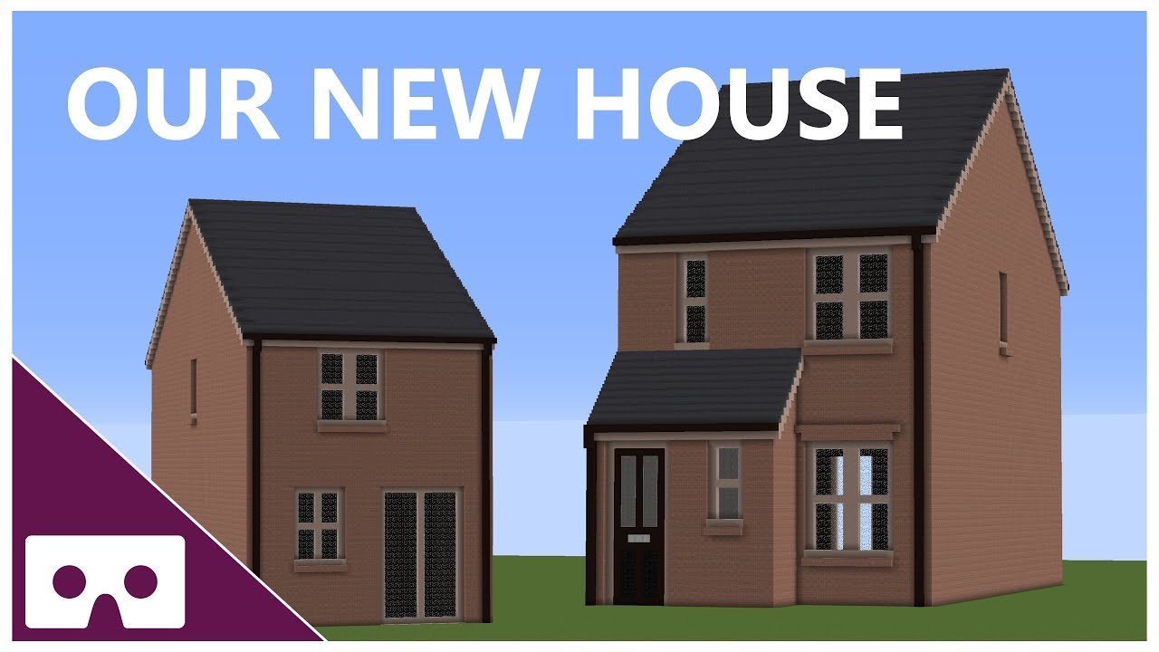 Our New House - Minecraft VR 360° - YouTube