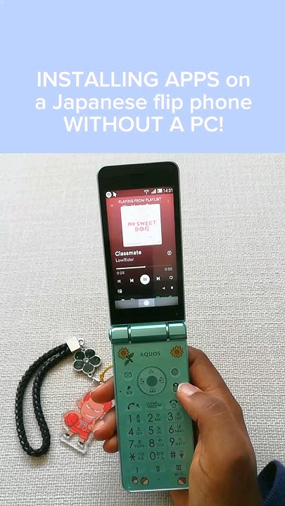 (PART 2) 3 ways to install apps on a japanese flip phone without a pc! #keitai #sharp aquos 2 ...