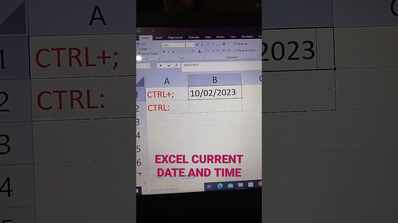 Excel Show Current Date And Time YouTube Excel Show Current Date And Time YouTube