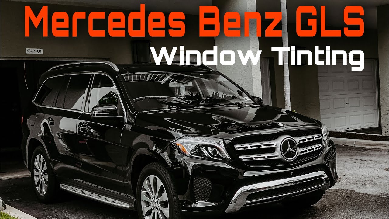 Mercedes Benz GLS450 window tinting. - YouTube