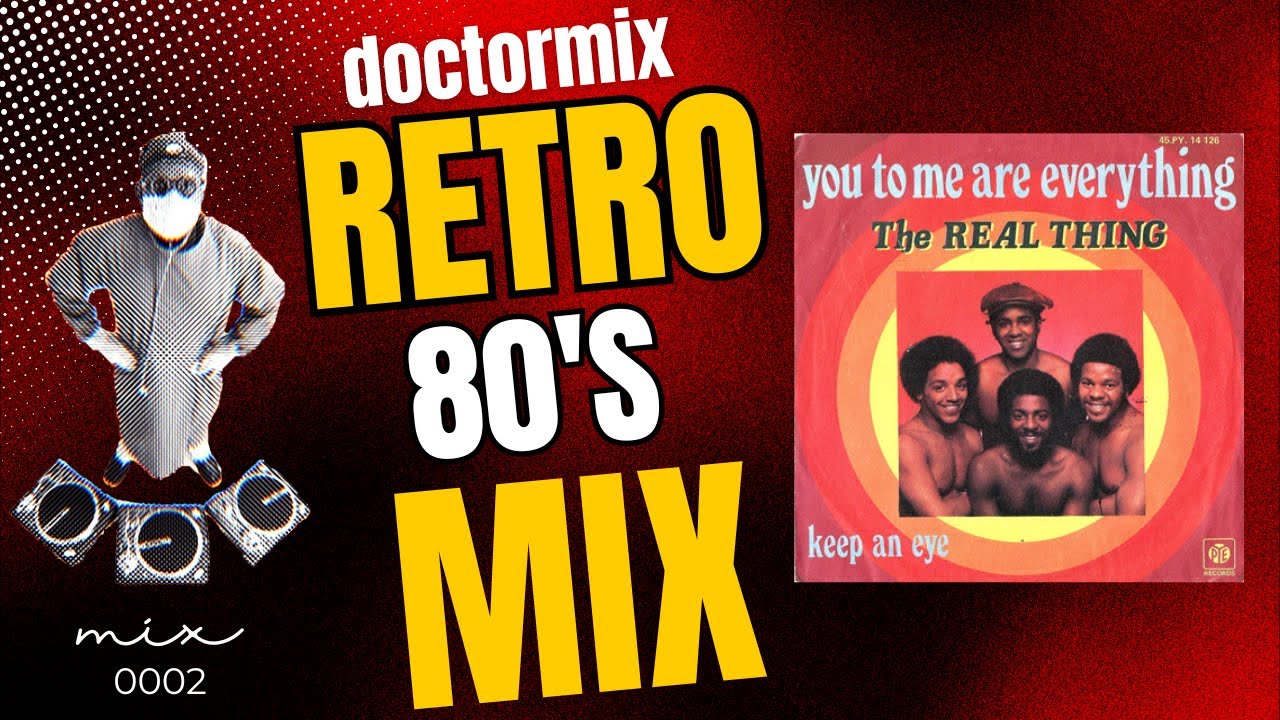 80s DJ Party Retro Vinyl Mix Club Hits The Real Thing Imagination ...