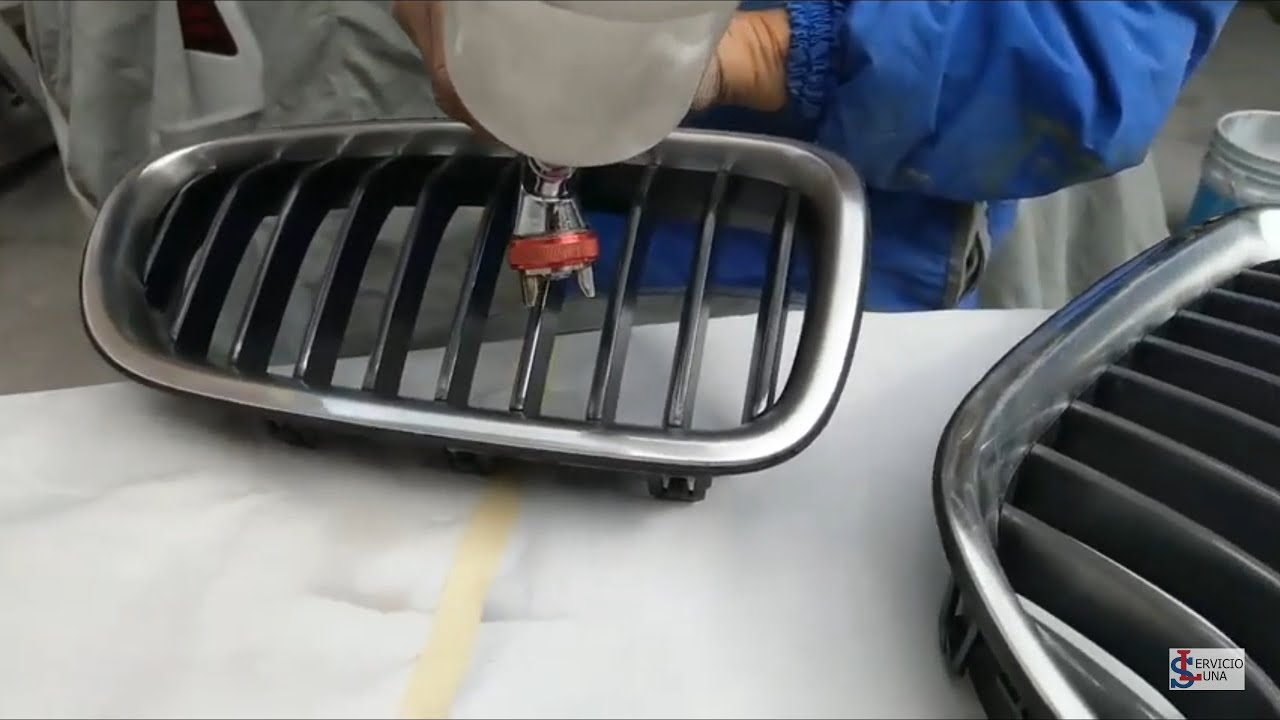 ¿COMO PINTAR EL CROMO DE TU AUTO A NEGRO PIANO? "UN CAMBIO ...