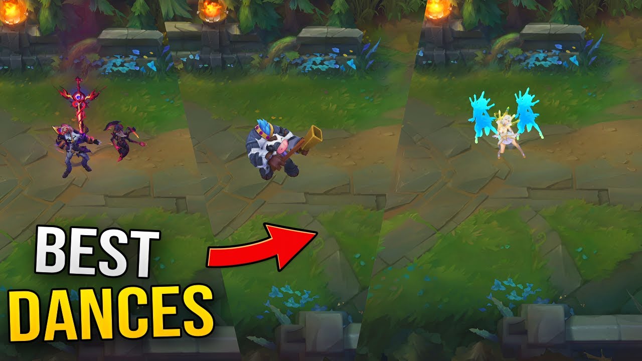 These Are the BEST Dance Animations in League of Legends 💃 - YouTube