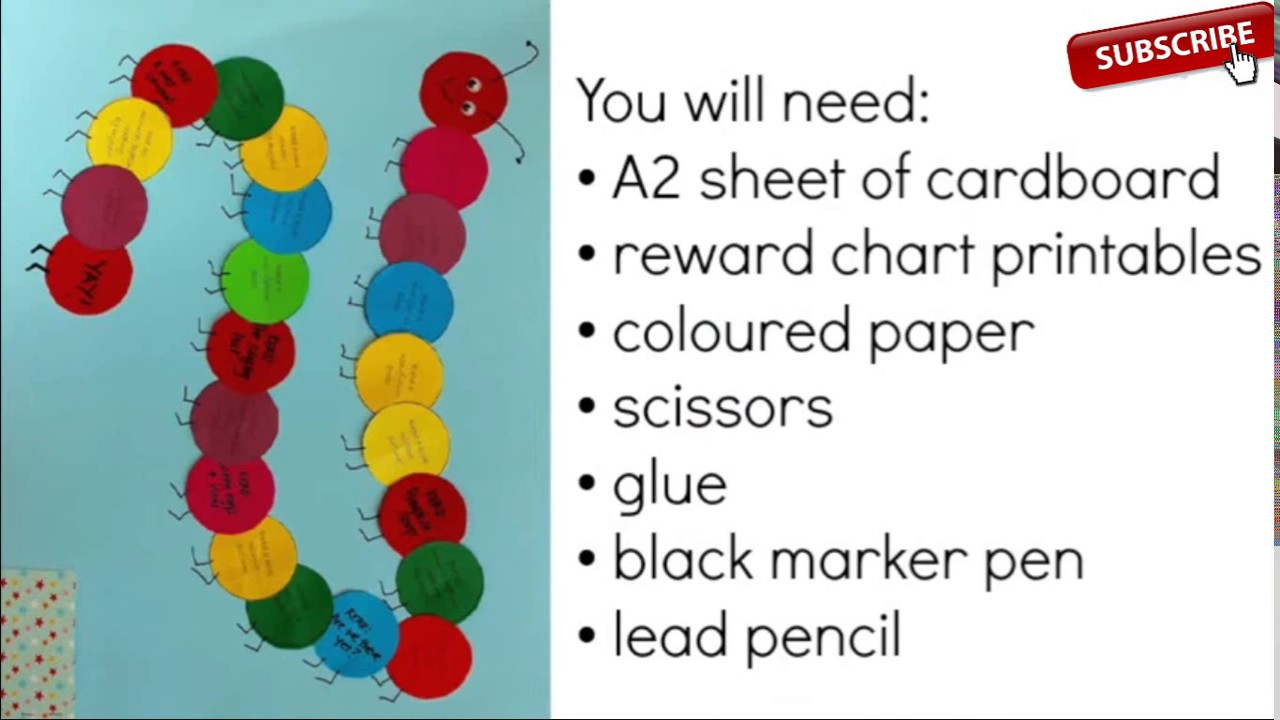 How to make a reading reward chart | Easy Craft | GC Graph Chart - YouTube