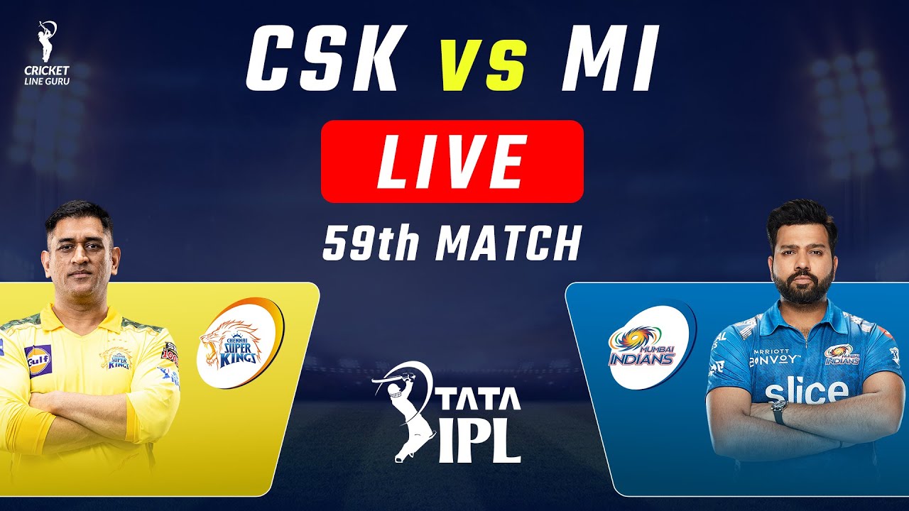 CSK vs MI LIVE 59 Match | CSK vs MI Live Streaming today | IPL 2022 ...