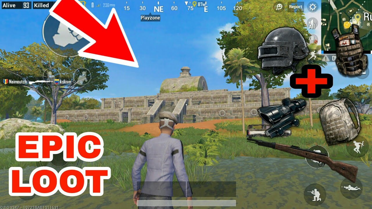 BEST LOOTING PLACE IN SANHOK ? | PUBG MOBILE BEST LOOTING PLACE - YouTube