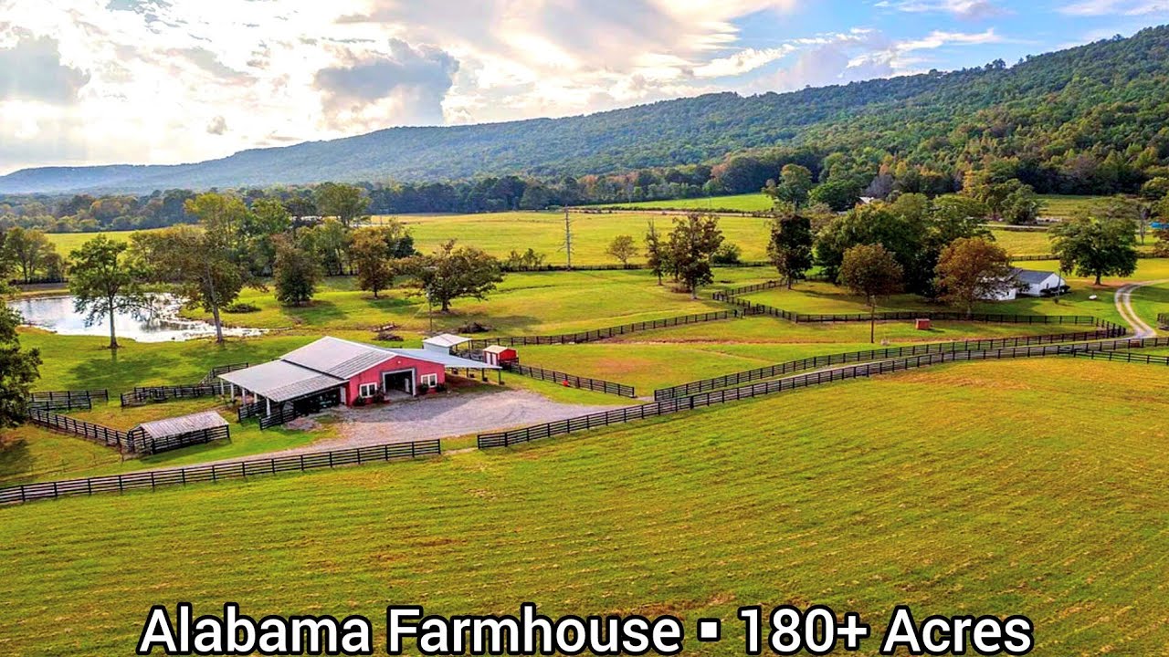 Alabama Farmhouses For Sale | 180+ Acres | Alabama Land For Sale | 6 ...