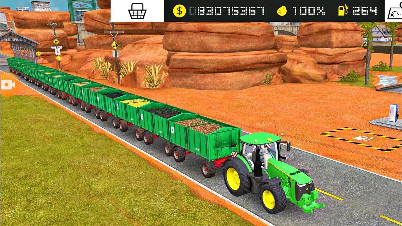 Making Longest Small Trolley & All Trolley Full Loading In Farming ...