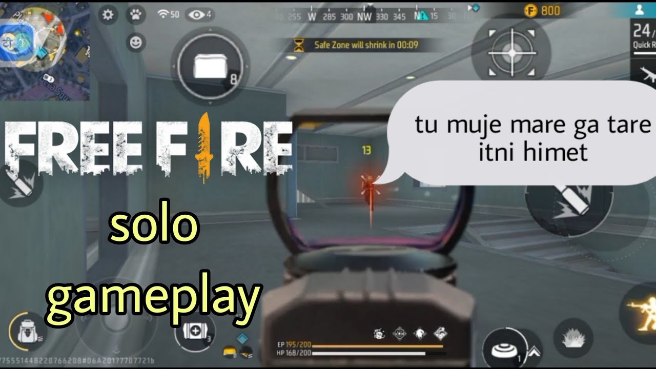 ff br rank solo gameplay| garena free fire - YouTube