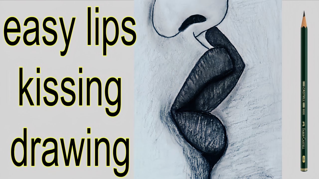 How to Draw Realistic Lips | Easy Lip Sketch Tutorial with Pencil ...