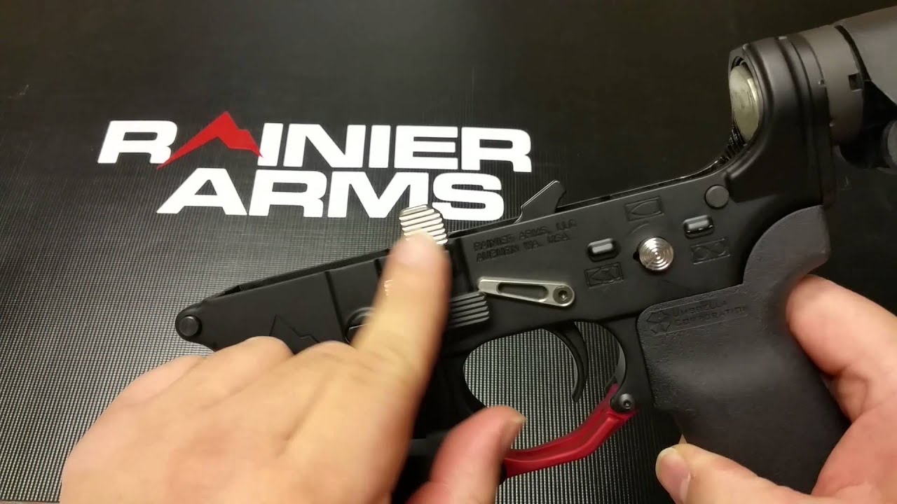 High Velocity Arms - AMR Ambidextrous Magazine Release - YouTube
