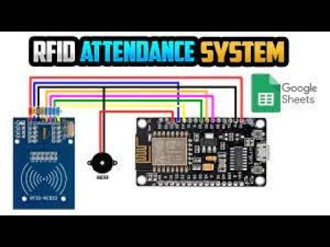 RFID IOT Based Attendance System with NodeMCU | Code, Pdf - YouTube