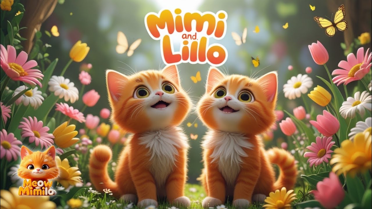 The Rainbow Garden of Mimi and Lilo #382 | meow mimilo - YouTube