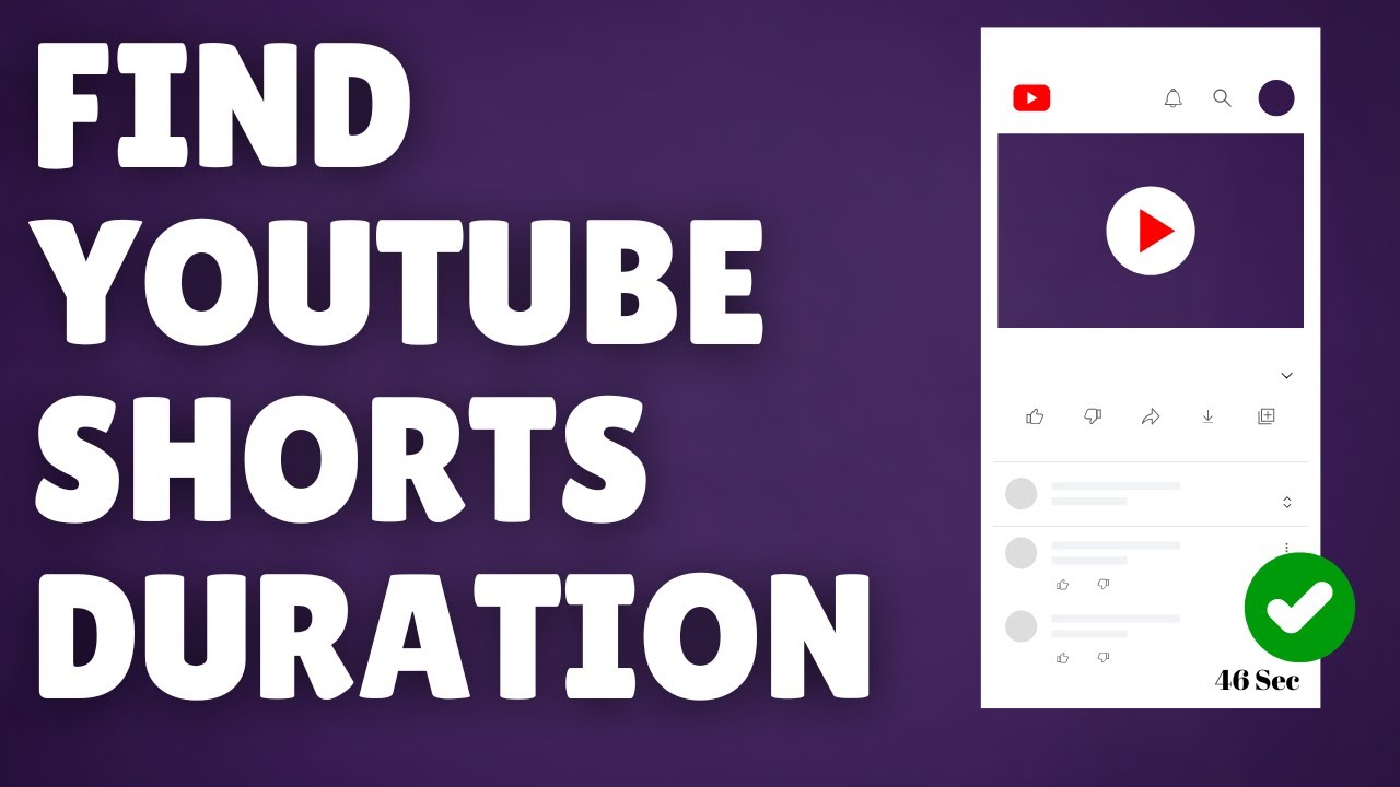 How to find YouTuve Shorts durations/Length - YouTube