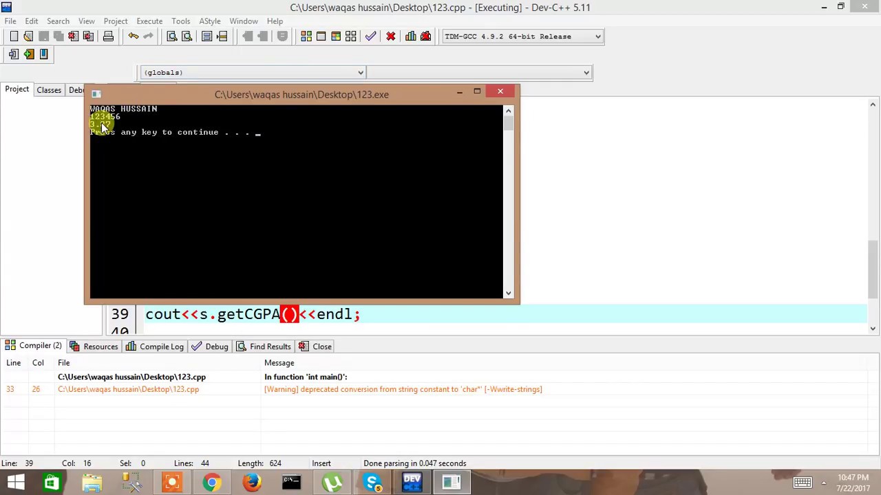 How To Make Class In C Urduhindi Youtube