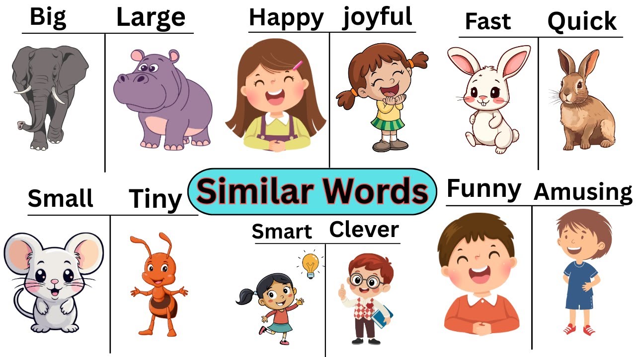 Similar Words | English Similar Words | Learn English with Similar ...