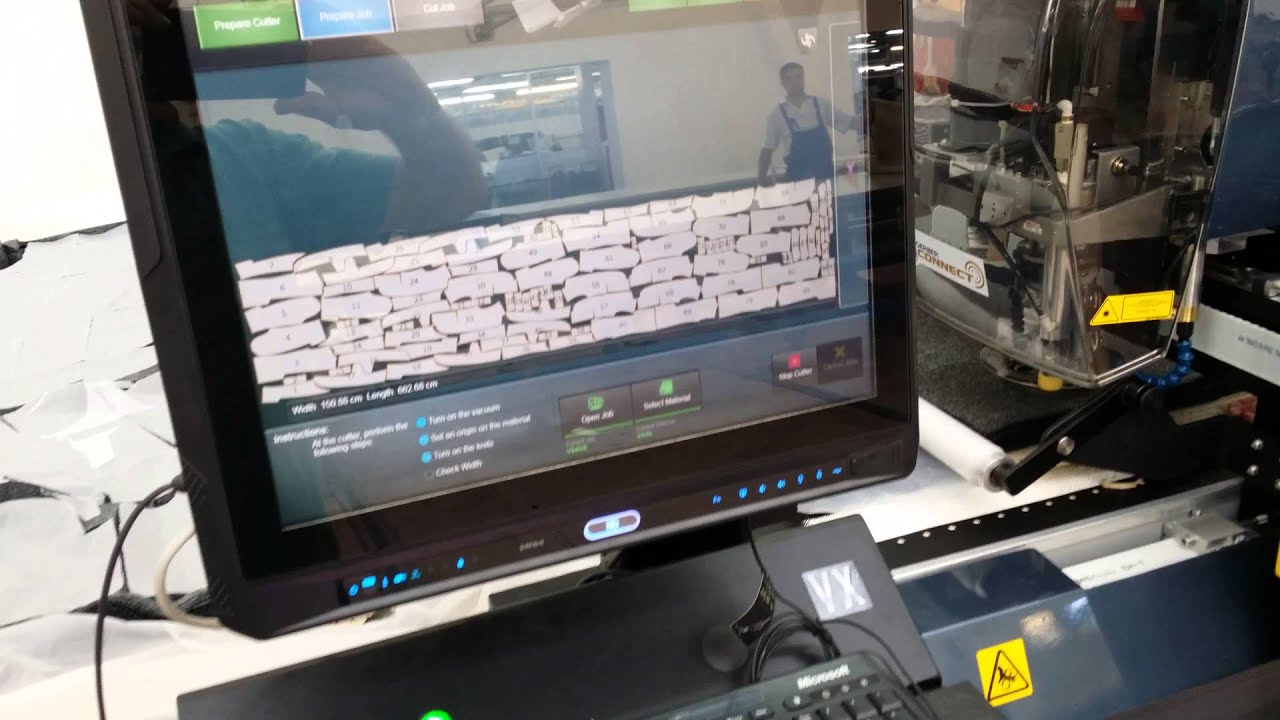 Gerber Paragon VX in action Part 2 - YouTube