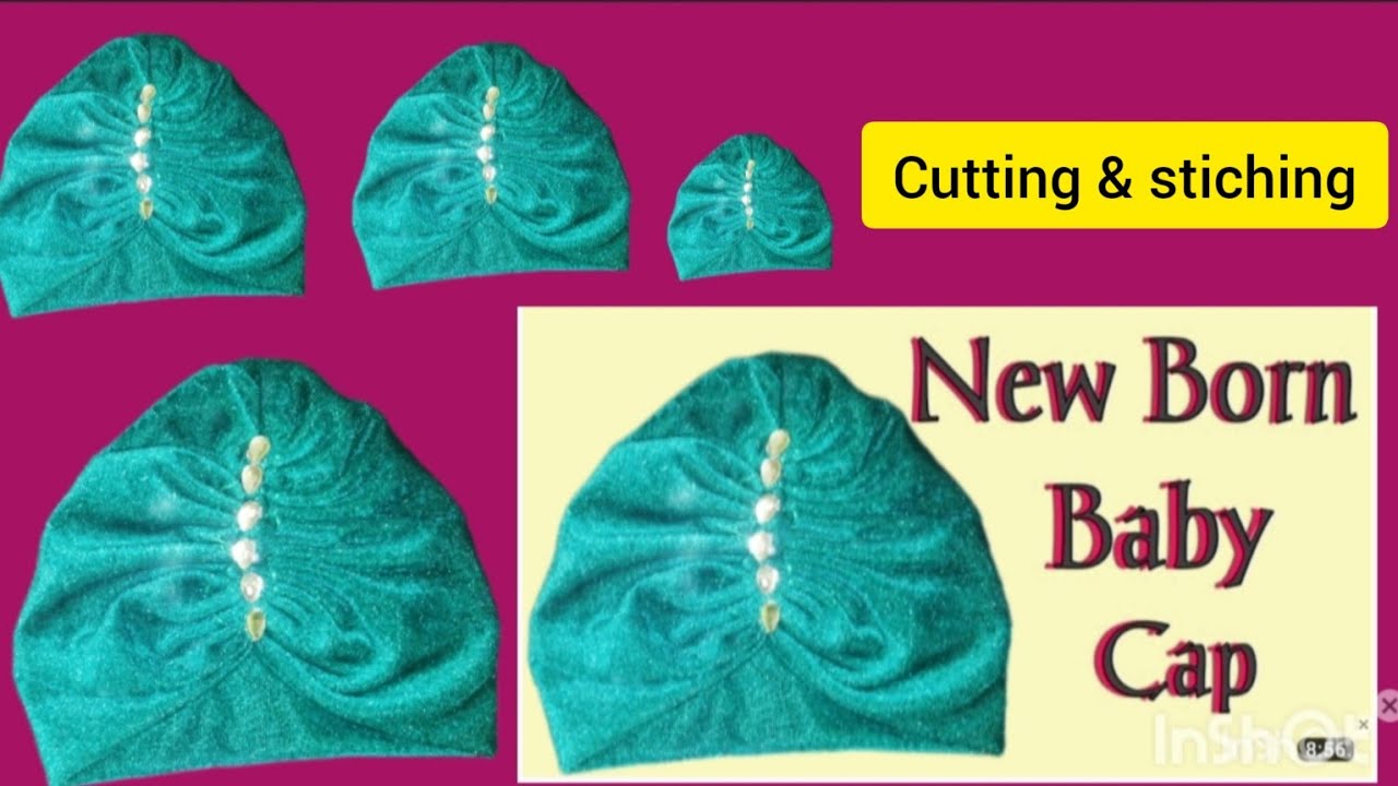 newborn baby topi cutting and stitching || turban || DIY baby cap # ...