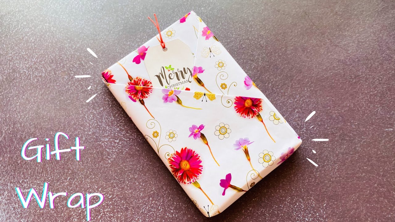 Easy Book Wrapping | DIY Gift Packing Idea | Fancy Book Gift Wrapping ...